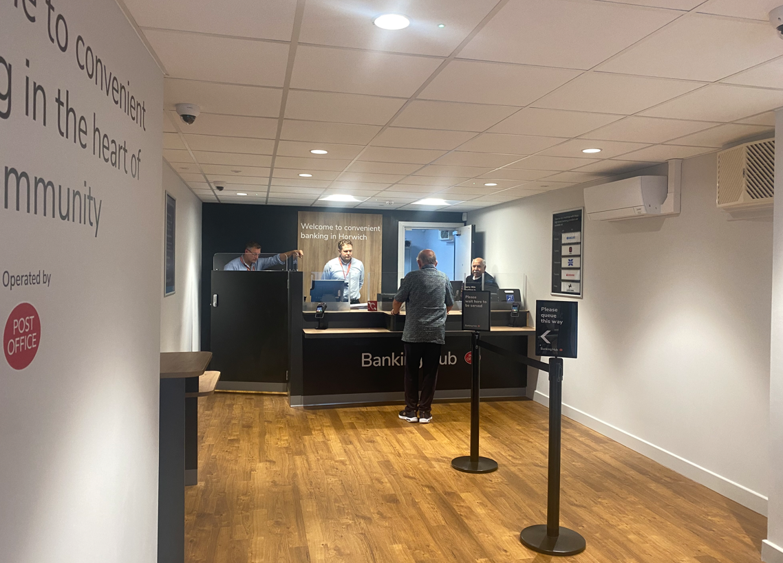 Cash Access UK - Horwich’s permanent Banking Hub now open