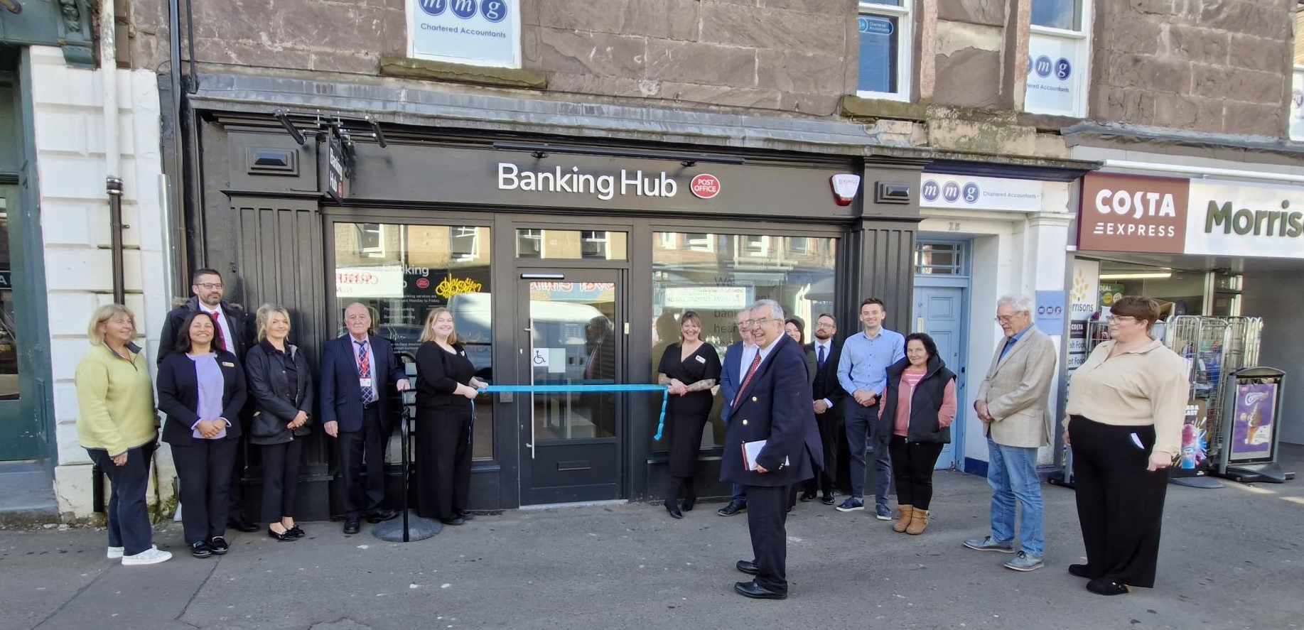 Cash Access UK - Crieff Banking Hub official opening