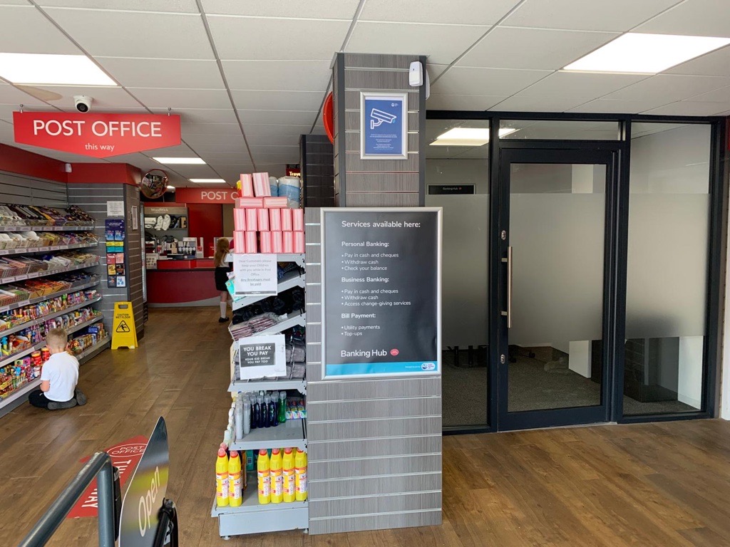 Cash Access UK - Heywood temporary Banking Hub opens